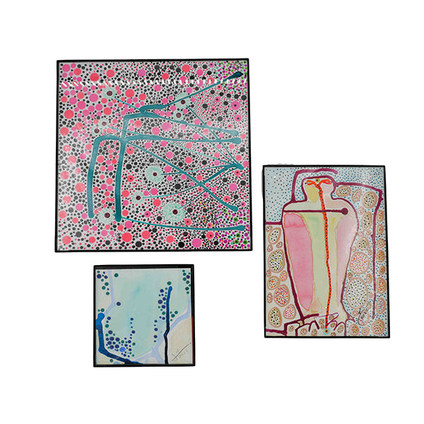 Tabletop Abstract Watercolors – denimblankets