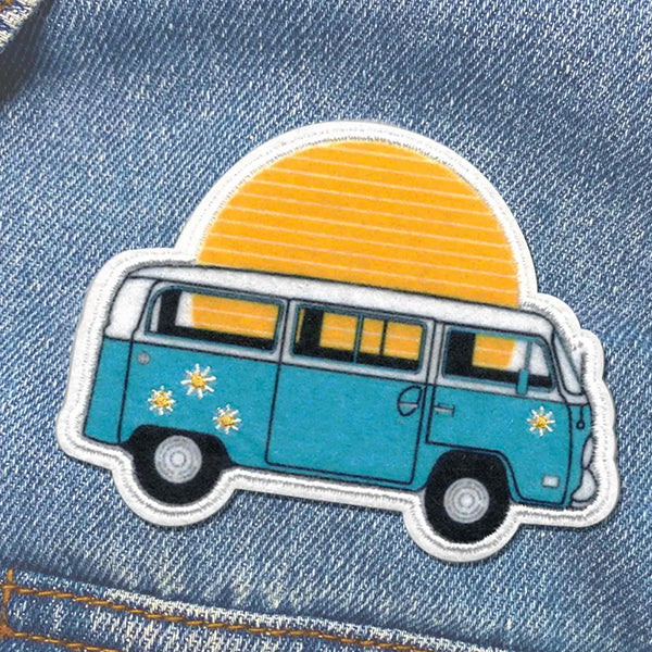 Sunset Bus Patch – denimblankets
