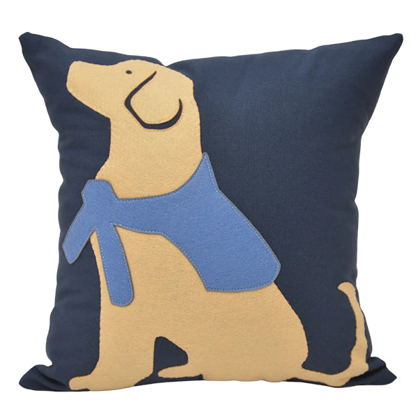 Honey the Yellow Lab Pillow – denimblankets